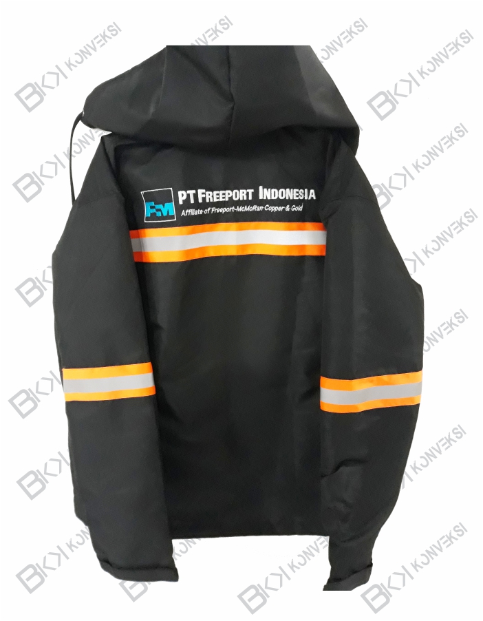 Konveksi Jaket PT Freeport di Bandung - BKK Konveksi