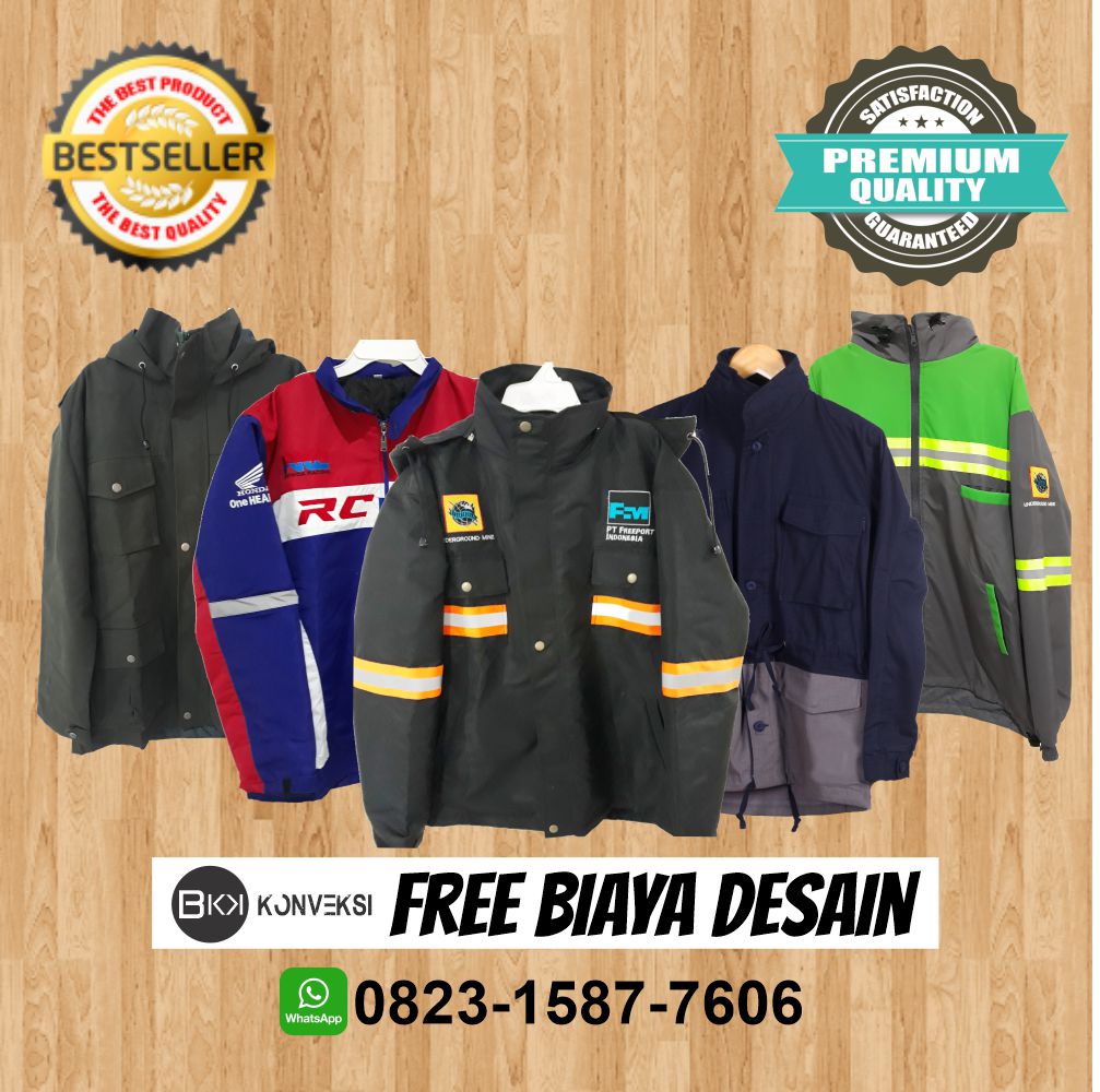 Jaket Proyek - Konveksi Jaket Safety Tambang Murah Bandung